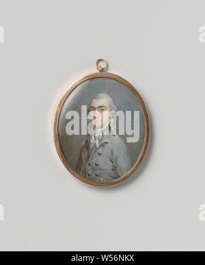 Portrait of Herman Willem Daendels, Petrus Groenia, 1792 miniature ...