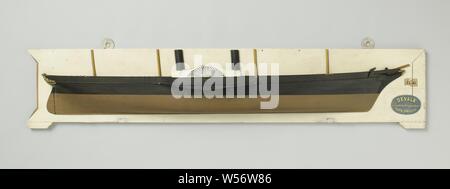 Half model or a paddle steamer, Rijkswerf Vlissingen, c. 1837 ship ...
