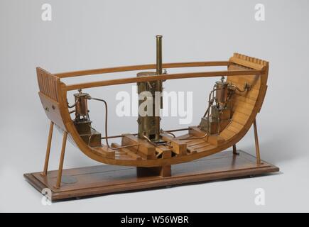 Model of a Salt-Water Distiller, Adriaan Rosel, 1866 - 1867 scale model ...