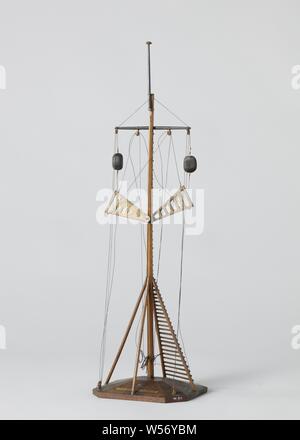 Model of a Batavian Coastal Telegraph. Model of an optical telegraph on ...
