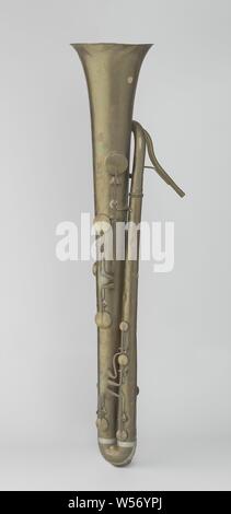 Bass ophicleide, anonymous, 1830 - 1850 musical instrument. wind ...