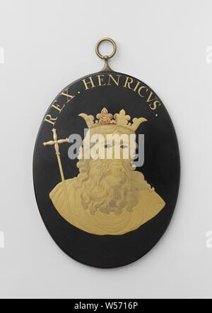 Portrait of Henry IV Holy Roman Emperor on the throne with crown ...