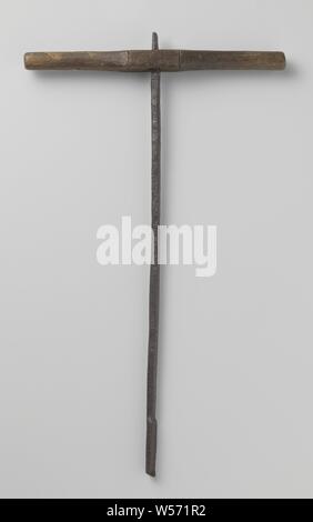 Auger drill wood iron head ancient tool,isolated on background Stock ...