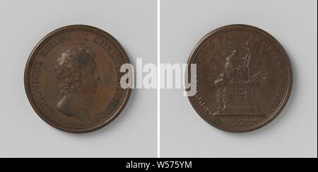 Death of Louis XIII, Jean Mauger, 1699 - 1703 history medal Bronze ...