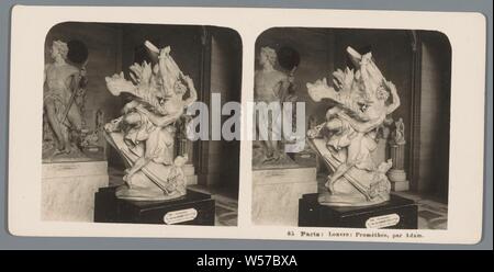 Sculpture by Nicolas Sébastien Adam in the Musée du Louvre in Paris ...