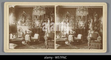 Interior living room around 1900 Stock Photo - Alamy