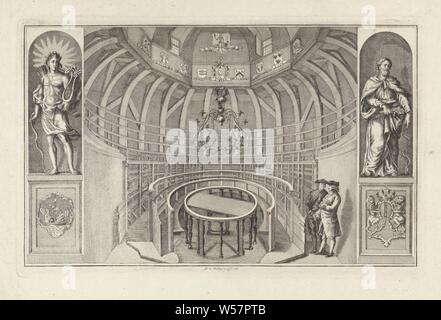 Interior of the Theatrum Anatomicum in De Waag on the Nieuwmarkt in ...