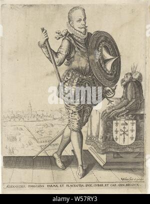 . Portrait of Alessandro Farnese, Duke of Parma . circa 1585 ...