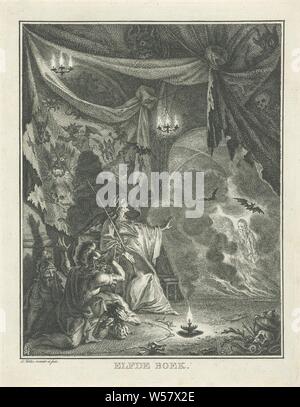 Samuel Appears to Saul at the Witch of Endor, 1708, The necromancer or ...