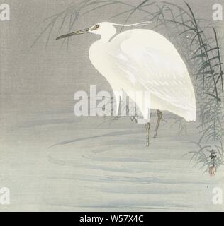 Ohara Koson – Little Egret in the Snow (Reiger in sneeuw), c. 1925-1936 ...