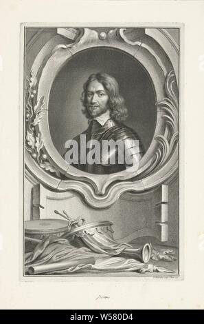 Portrait of Henry Ireton. Portrait of the English General Henry ireton ...