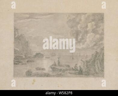 View of Vesuvius (from portfolio with 26 landscape drawings ...