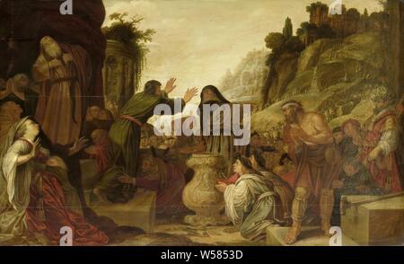 Paul and Barnabas are worshiped as gods in Lystra 17th century by ...