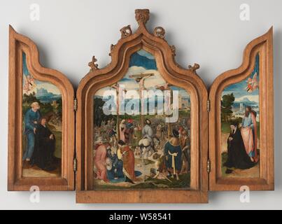 St Peter with the Donor (left wing) c. 1510 by Hieronymus Bosch Stock Photo - Alamy