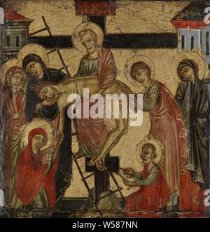 The Deposition and the Entombment, c.1290 Stock Photo - Alamy