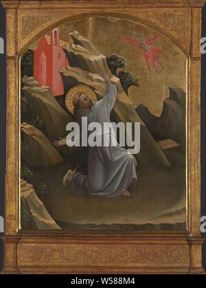 Saint Francis Receiving the Stigmata 1420 Lorenzo Monaco tempera on ...