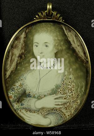 Arabella Stuart (gest 1615). Daughter of Charles Lennox, Isaac Oliver ...