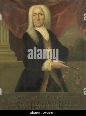 Portrait of Abraham Patras, Governor-General of the Dutch East India ...