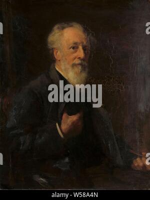 Portrait of j.a.b. Stroebel (1821-1905), painter Stock Photo - Alamy