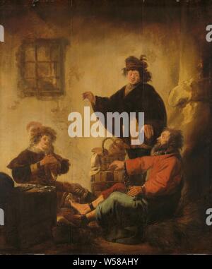 Joseph in prison with the baker and the donor, Karel van Mander ...