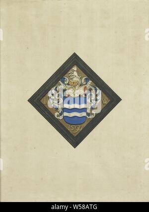 The coat of arms of the Citters family, Anonymous, c. 1777 family arms ...