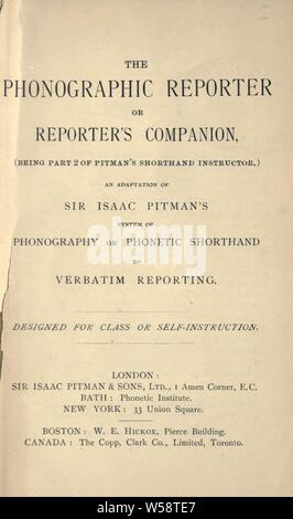 Sir Isaac Pitman (1813 - 1897), English teacher and inventor of ...