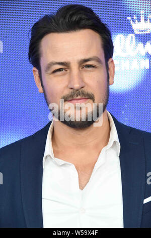 Tyler Hynes at the Hallmark Channel Summer TCA 2019 event in a private ...