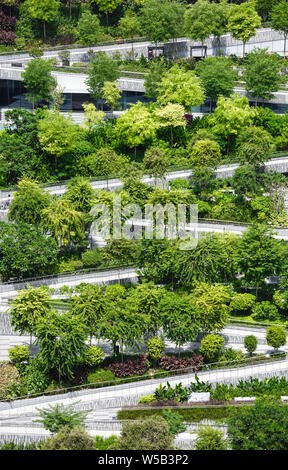 Singapore-27 JUL 2019: HDB's first new generation neighborhood center ...