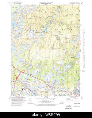 Wareham, Massachusetts, map 1972, 1:25000, United States of America by ...