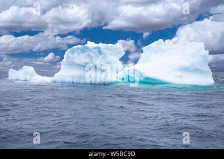 Iceberg floating off coast of Newfoundland, Canada Stock Photo - Alamy