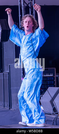 Tom Rees of Buzzard Buzzard Buzzard at Latitude Festival 2019 Stock ...