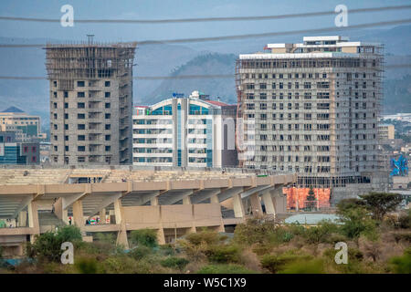 The urban cityscape of Mekele, Ethiopia. Mekele, Ethiopia Stock Photo ...