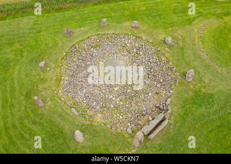 Loanhead of Daviot recumbent stone circle, an ancient Pictish set of ...