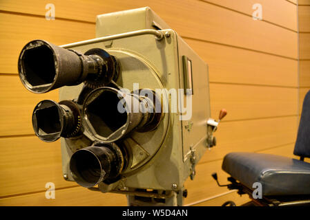 Old ABC TV first broadcast television camera, CPS Emitron Stock Photo ...