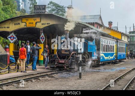 India, West Bengal, Ghoom, Station Himalayan Darjeeling Mountain ...