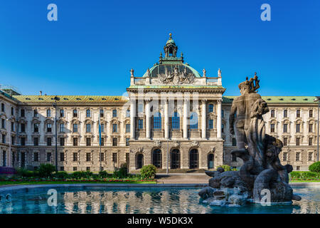 Palace of Justice - Justizpalast in Munich, Bavaria, Germany. German ...