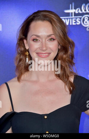 Sarah Power at the Hallmark Channel Summer TCA 2019 event in a private ...
