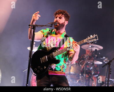 Yannis Philippakis a lead singer and guitarist of Foals Rock band ...
