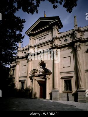 FACHADA PRINCIPAL DEL PALACIO DEL SENADO EN LA PLAZA DE LA MARINA ...