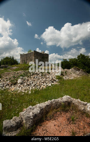 Old town Stari grad Žumberak Stock Photo - Alamy