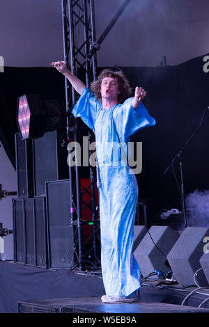 Tom Rees of Buzzard Buzzard Buzzard at Latitude Festival 2019 Stock ...
