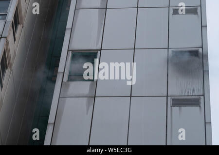Eddystone Tower high-rise building, part of Pepys Estate in south east ...