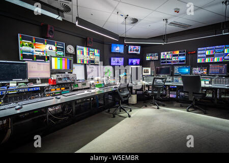 Melbourne, Australia - The ABC Studios news collaboration room Stock ...