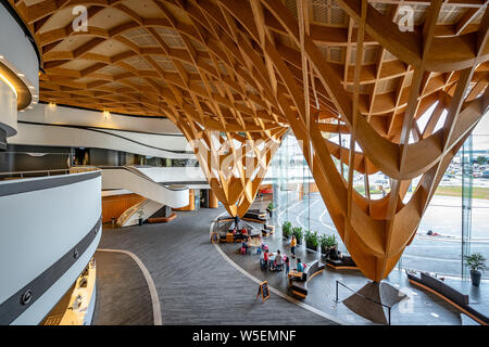 Melbourne, Australia - Bunjil place library interior Stock Photo - Alamy