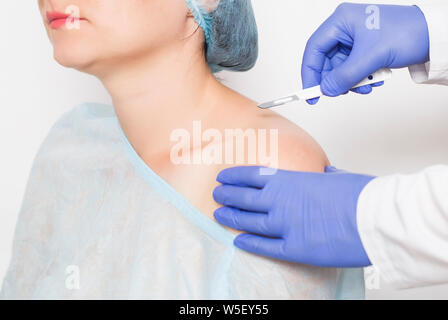 Orthopedic surgery - artificial shoulder joint prosthesis replacement ...