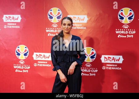 Popular NBA 2KTV host Rachel DeMita poses as she arrives on the red ...
