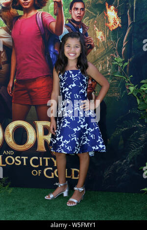 LOS ANGELES - JUL 28: Madelyn Miranda at the "Dora and the Lost City of ...