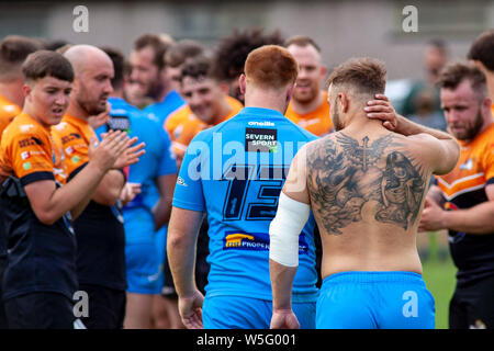 Torfaen Tigers v All Golds at New Panteg RFC in the RFL Southern ...