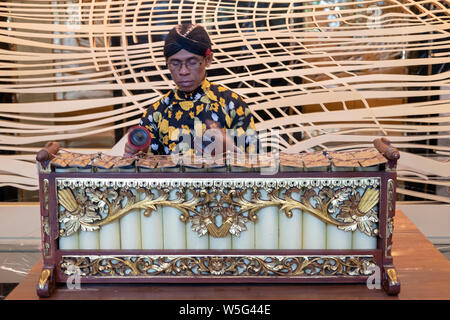 The slenthem (also slentem or gender panembung) is a Javanese ...