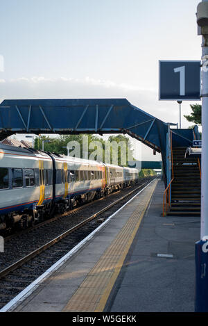 Trains at Grateley South Western Railway Station in Hampshire England ...